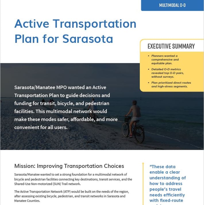 Active Transportation Plan for Sarasota