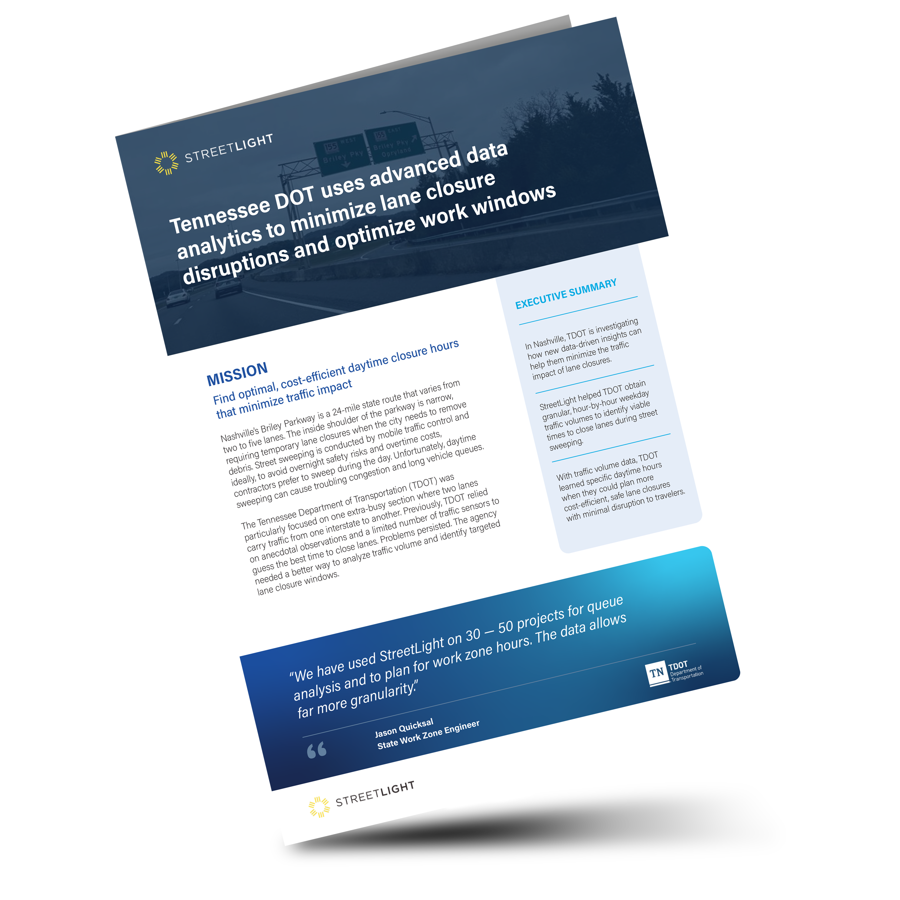 Tennessee DOT uses traffic data to improve safety and save money