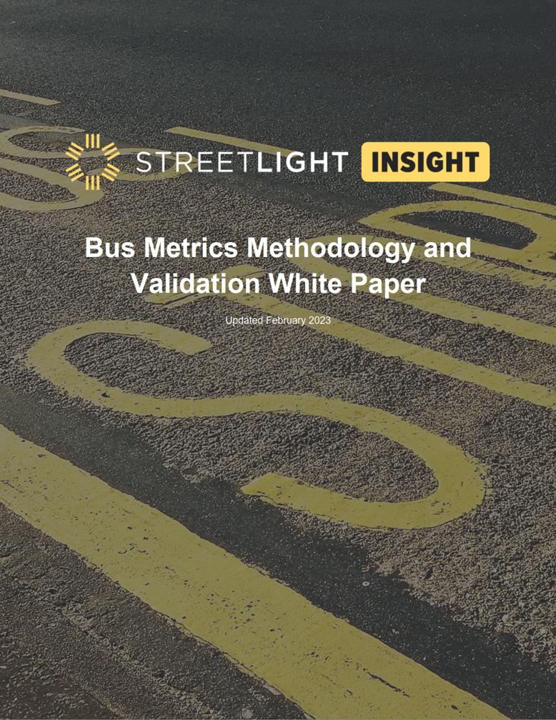 Bus and Rail Methodology and Validation