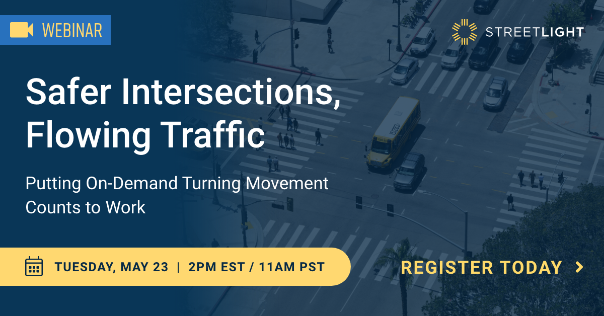 On-Demand Turning Movement Count Webinar: Retime Signals for Safety ...
